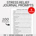 Stress Relief Journal Prompts, Journal Prompts for Stress Relief ...