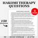 Hakomi Therapy Questions, Hakomi Therapy, Therapy Questions, Counseling ...