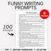 Funny Writing Prompts for Adults, Comedy Writing Prompts, Funny Story ...