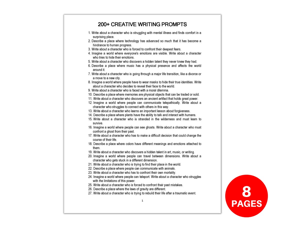 Creative Writing Prompts, Novel Writing Prompts, Writing Prompt Ideas ...