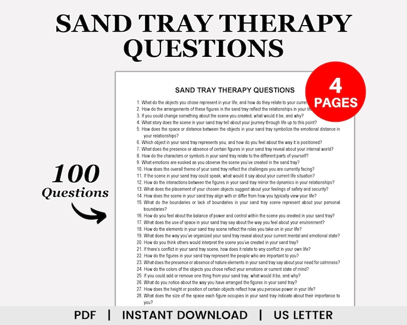 Sand Tray Therapy Questions, Sandtray Therapy, Sandplay Therapy, Child ...