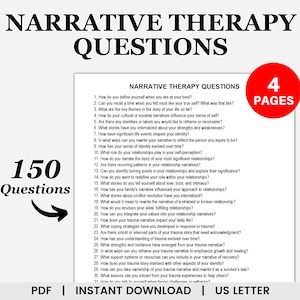 Narrative Therapy Questions, Narrative Therapy, Counseling Questions ...