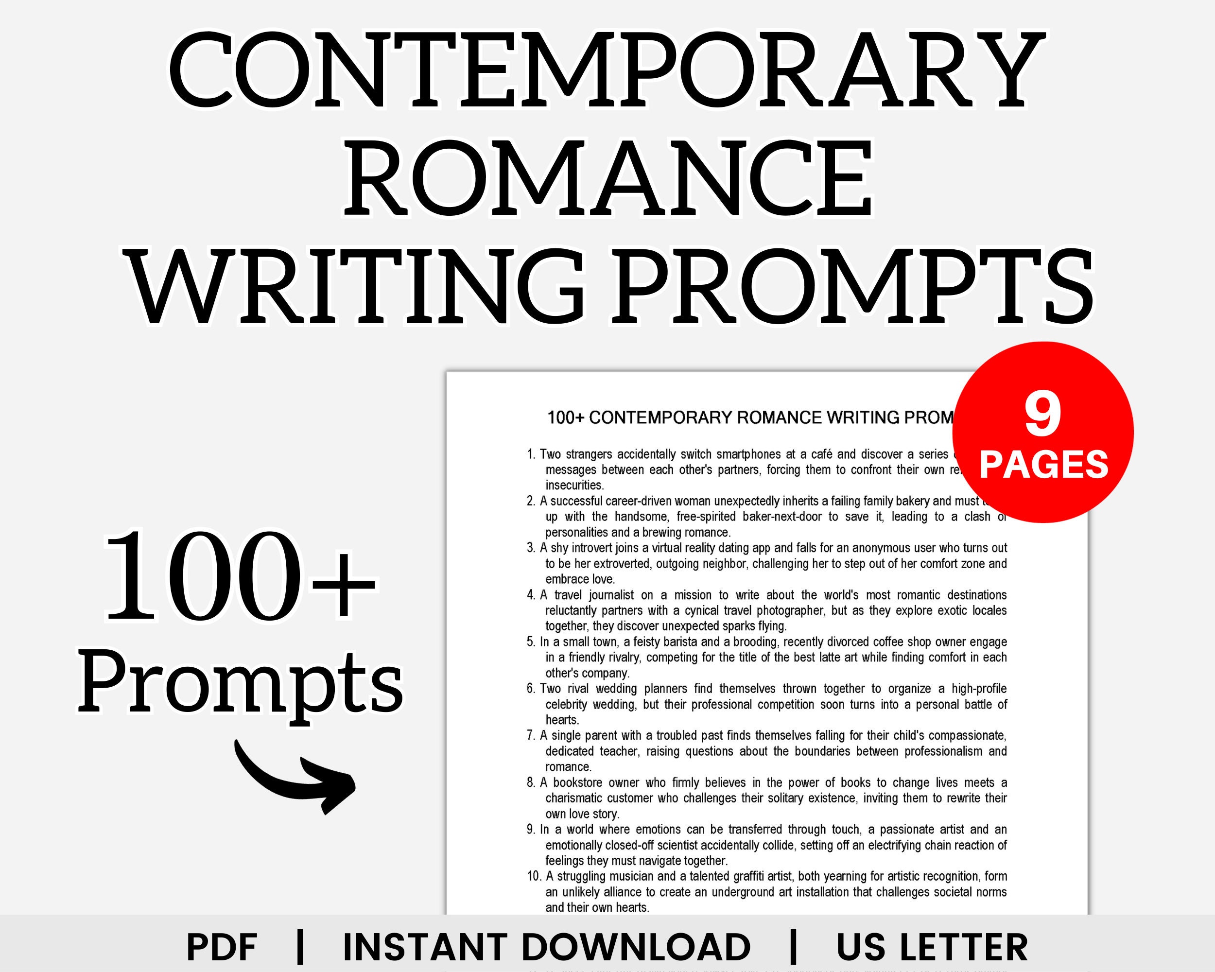 Contemporary Romance Writing Prompts, Romance Writing Prompts, Writing ...