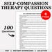 Self Compassion Therapy Questions, Compassion Focused Therapy, Self ...