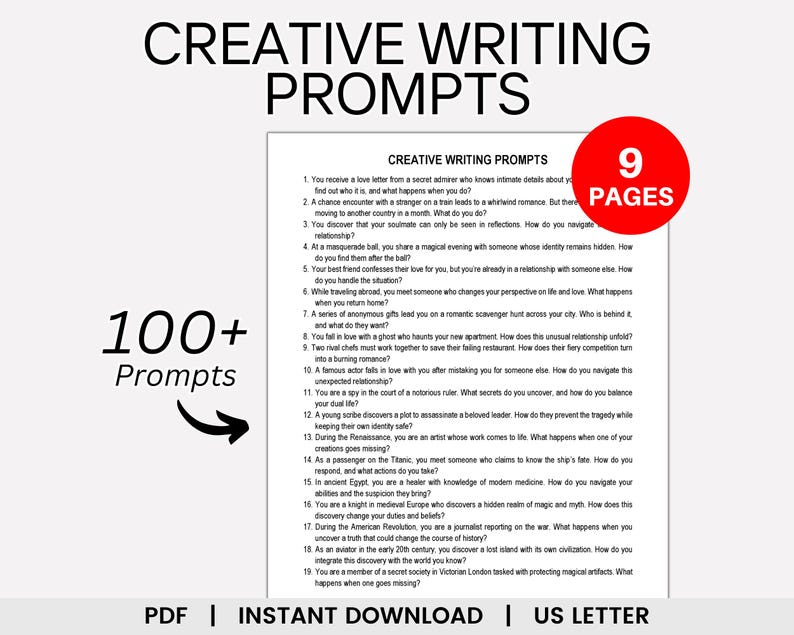 Creative Writing Prompts, Novel Writing Prompts, Writing Prompt Ideas ...