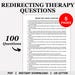 Redirecting Therapy Questions, Redirecting Questions, Redirect ...