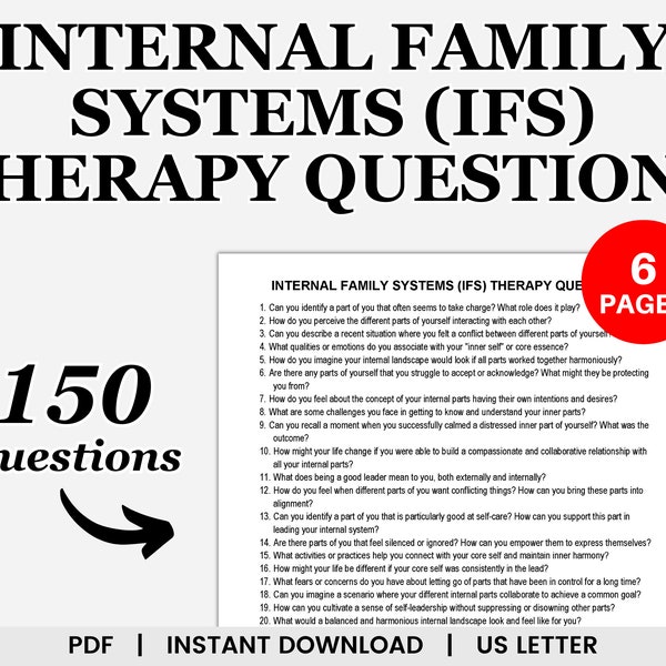 Internal Family Systems Goals - Etsy