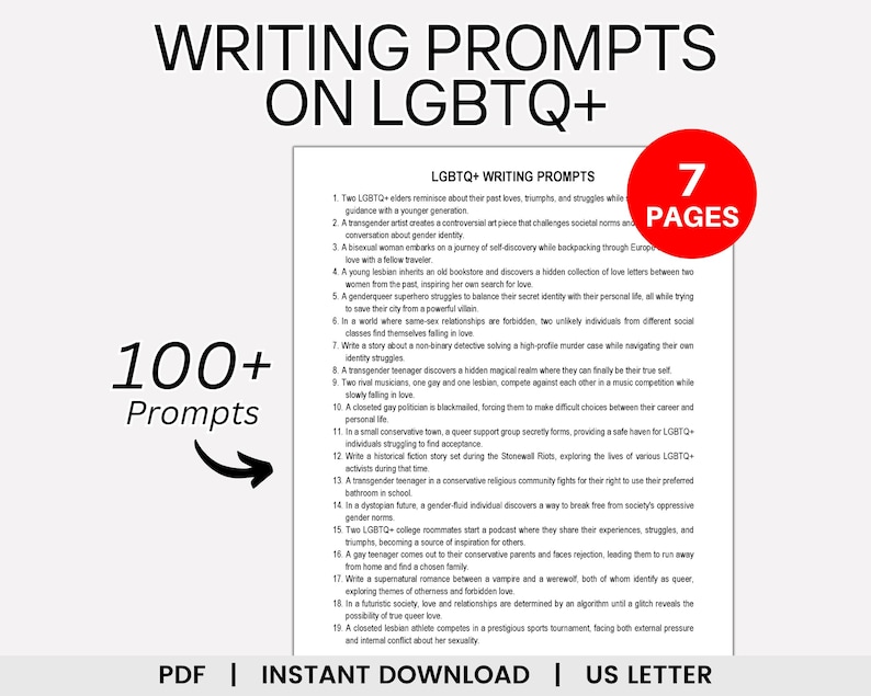 LGBTQ Writing Prompts, LGBTQ Stories, Gender Exploration, Self ...