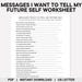 Messages I Want to Tell My Future Self, Self Reflection, Self ...