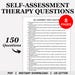 Self Assessment Therapy Questions, Self Reflection, Self Awareness ...