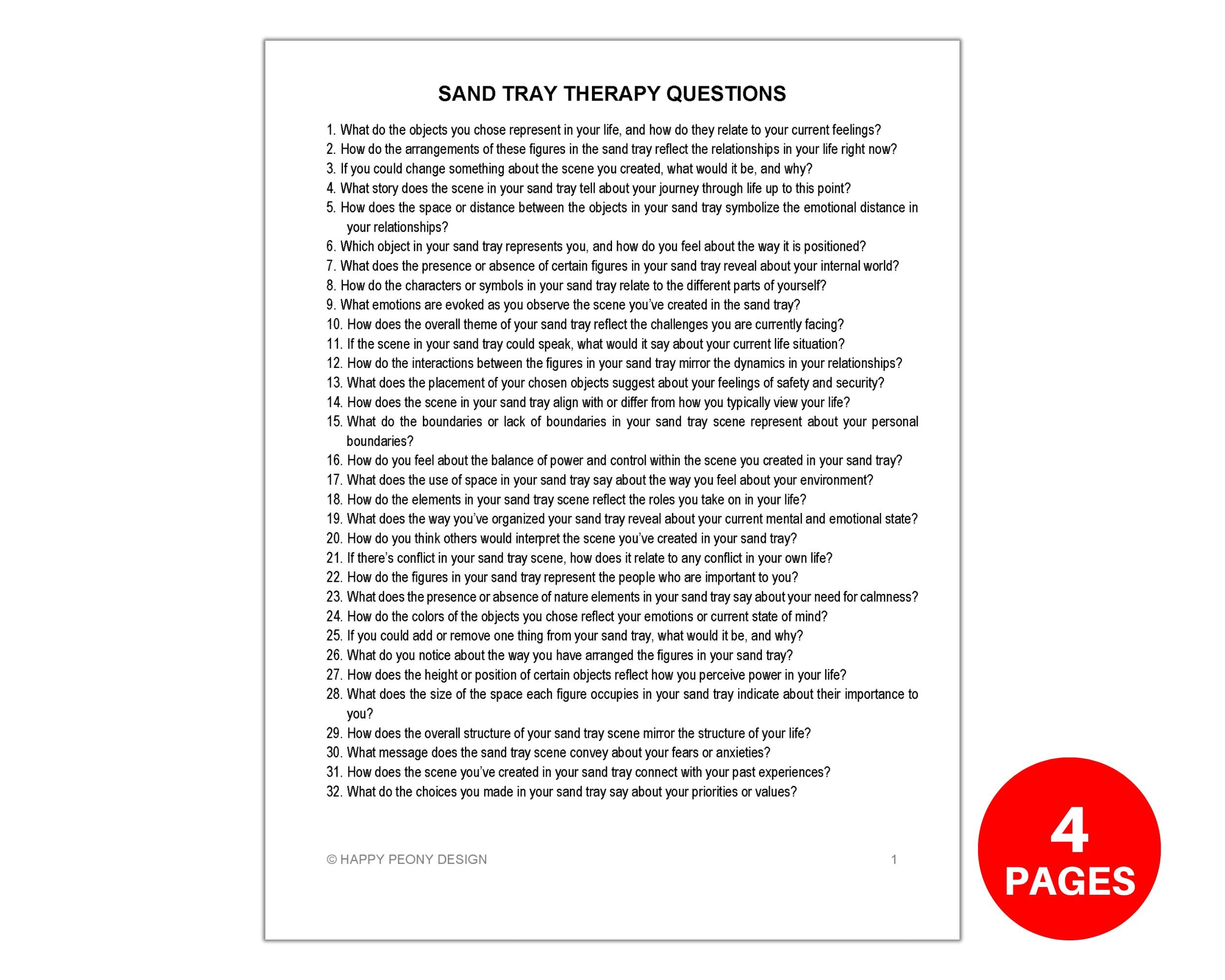 Sand Tray Therapy Questions, Sandtray Therapy, Sandplay Therapy, Child ...
