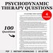 Psychodynamic Therapy Questions, Psychodynamic Theory, Therapy ...