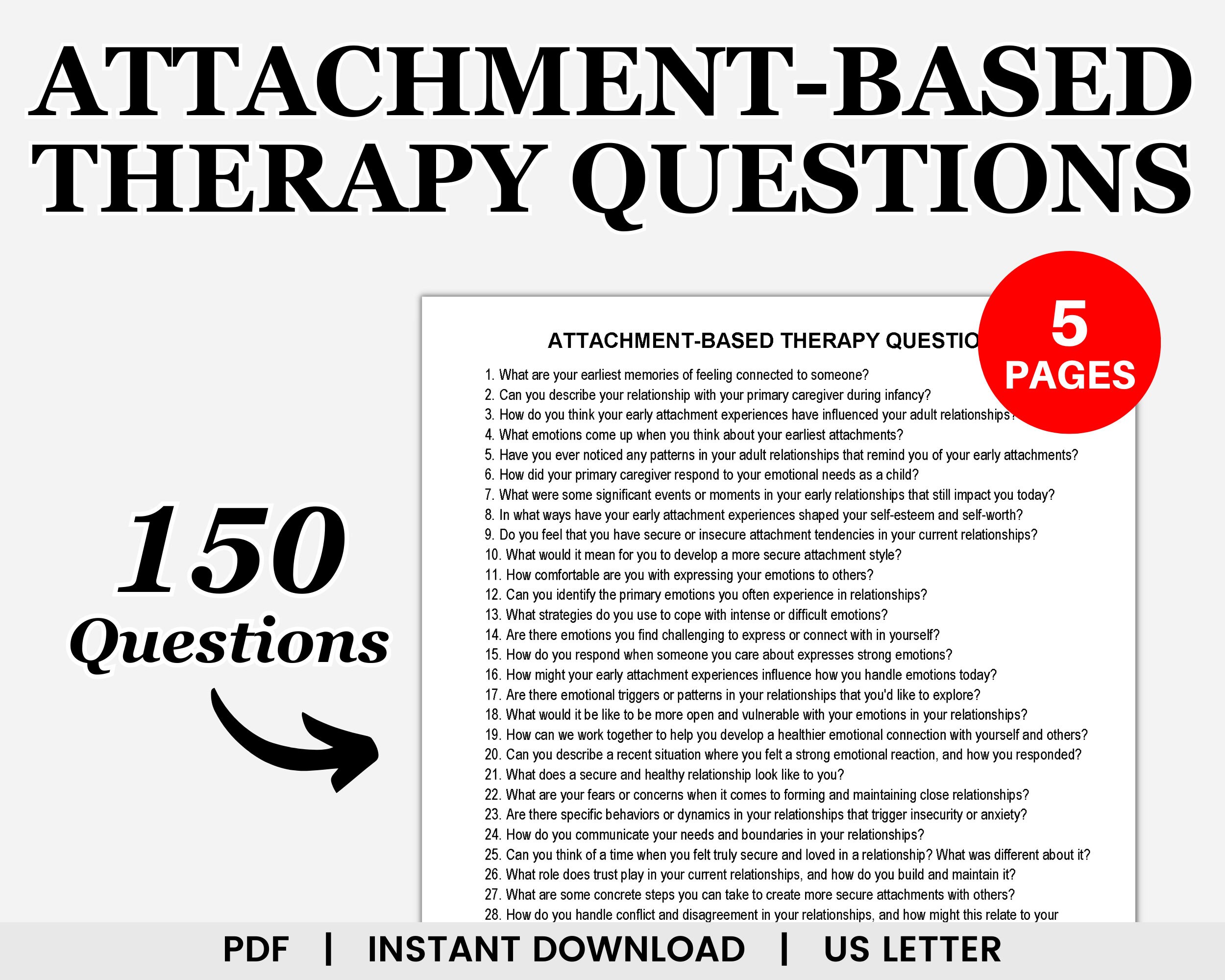 Attachment Based Therapy Questions, Counseling Questions, Therapy ... Attachment Based Therapy Questions, Counseling Questions, Therapy ...