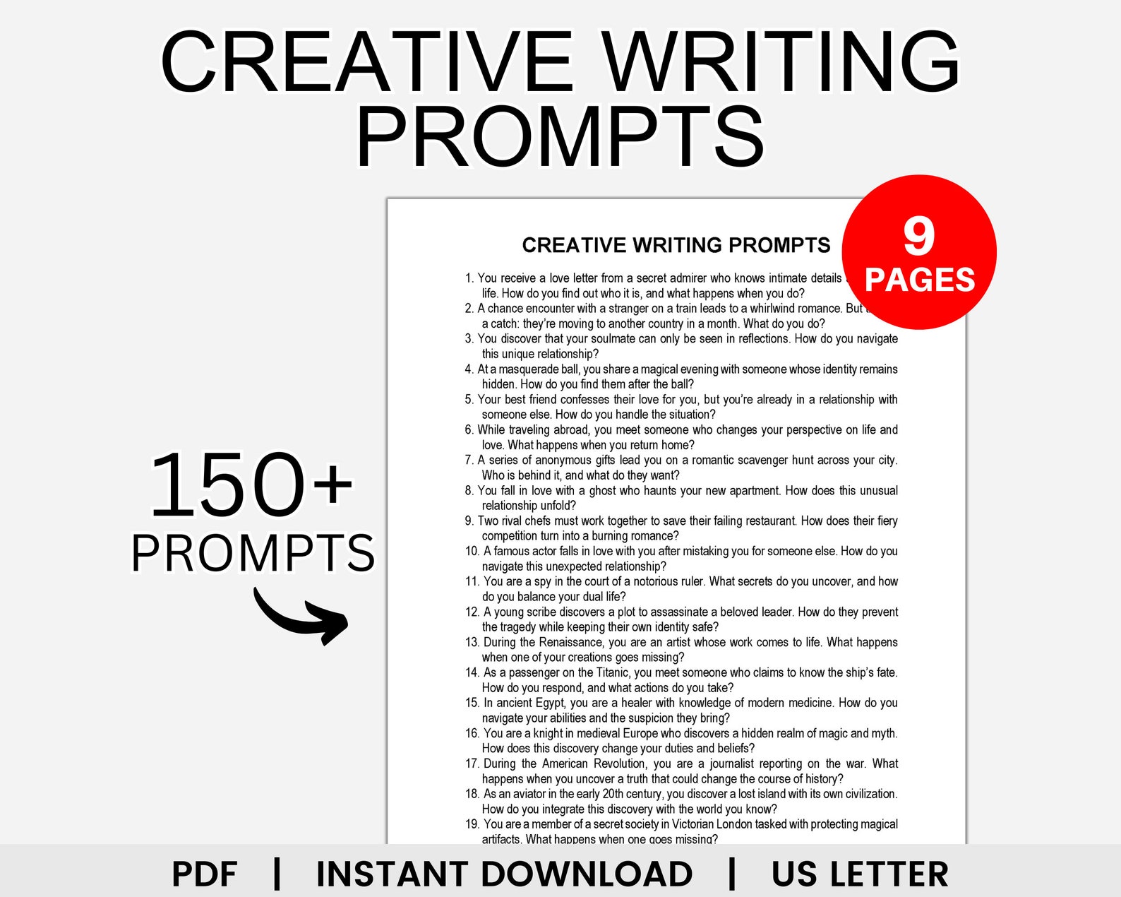 Creative Writing Prompts, Novel Writing Prompts, Writing Prompt Ideas ...