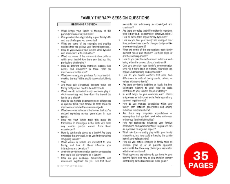 Family Therapy Questions, Family Counseling, Parent Teen Therapy, Check ...