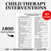 Child Therapy Interventions for Progress Notes, Therapeutic ...