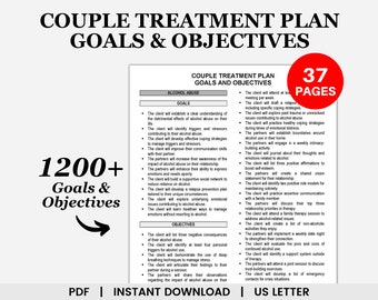 Adolescent Treatment Plan Goals and Objectives, Therapy Goals and ...