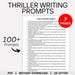 Thriller Writing Prompts, Writing Prompts for Thriller, Psychological ...