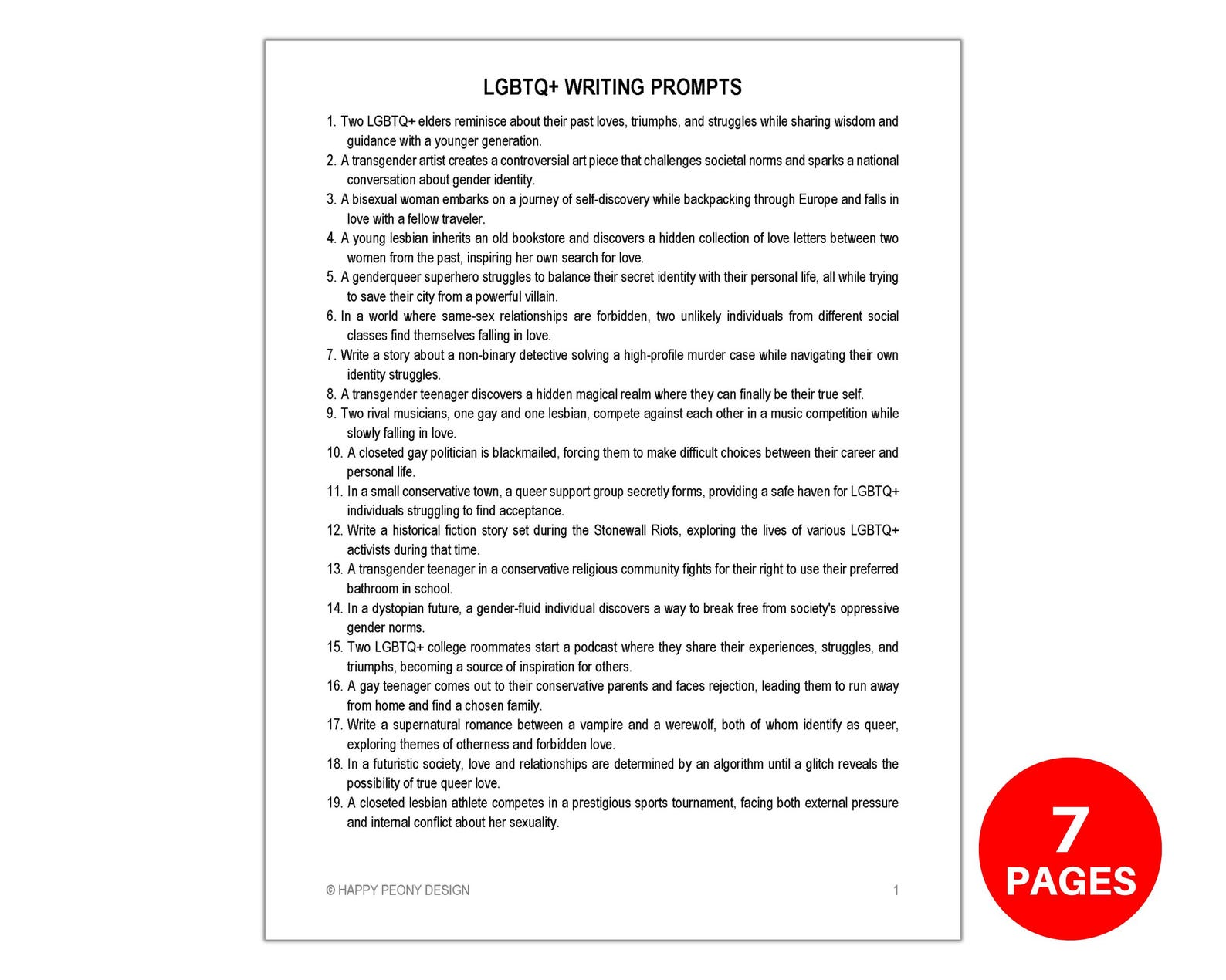 LGBTQ Writing Prompts, LGBTQ Stories, Gender Exploration, Self ...
