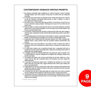 Contemporary Romance Writing Prompts, Romance Writing Prompts, Writing ...