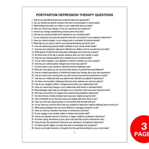 Postpartum Depression Therapy Questions, Postpartum Therapy, PPD Therapy, Therapy Questions ...