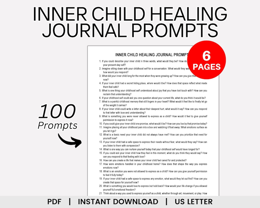 Inner Child Healing Journal Prompts, Inner Child Work, Shadow Work ...