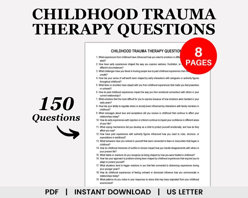 Childhood Trauma Therapy Questions, Child Abuse, Child Neglect ...