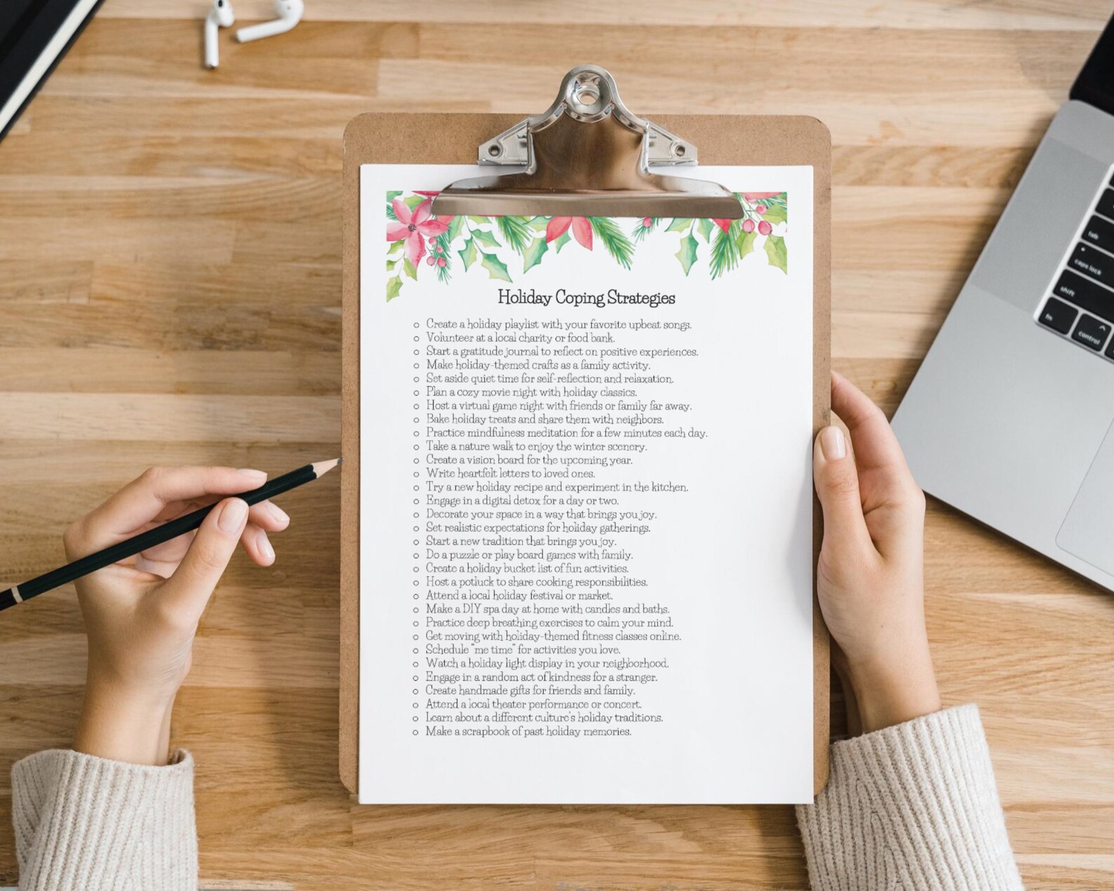 Holiday Coping Strategies List, Holiday Coping Skills, Coping Tools ...