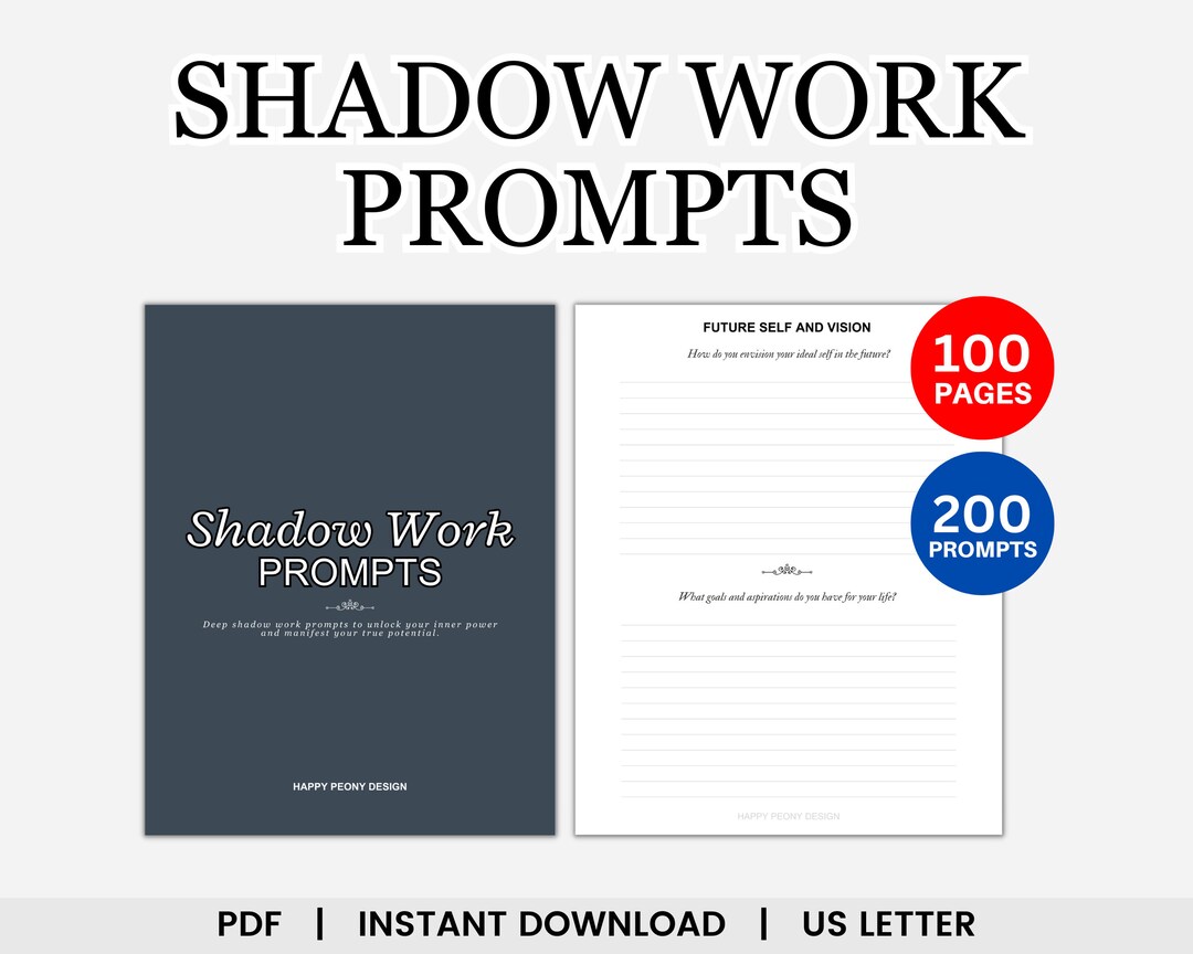 Shadow Work Prompts, Shadow Work Questions, Shadow Work Journal, Shadow ...