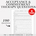Acceptance and Commitment Therapy Questions, ACT Therapy, Acceptance ...