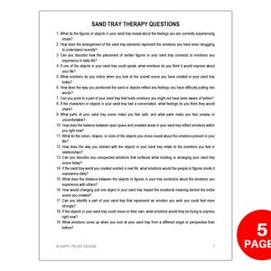 Sand Tray Therapy Questions, Sandtray Therapy, Sandplay Therapy, Play ...