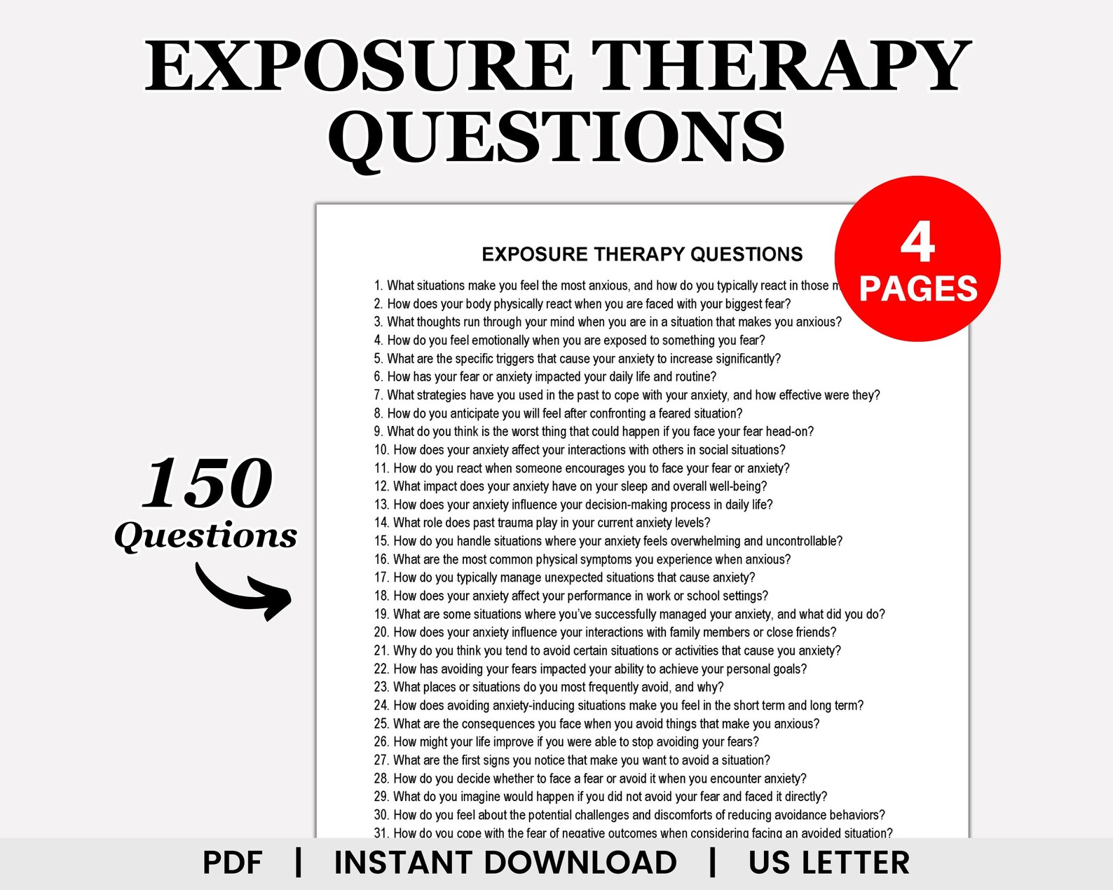 Exposure Therapy Questions, ERP Therapy, Trauma Therapy, Panic Disorder ...