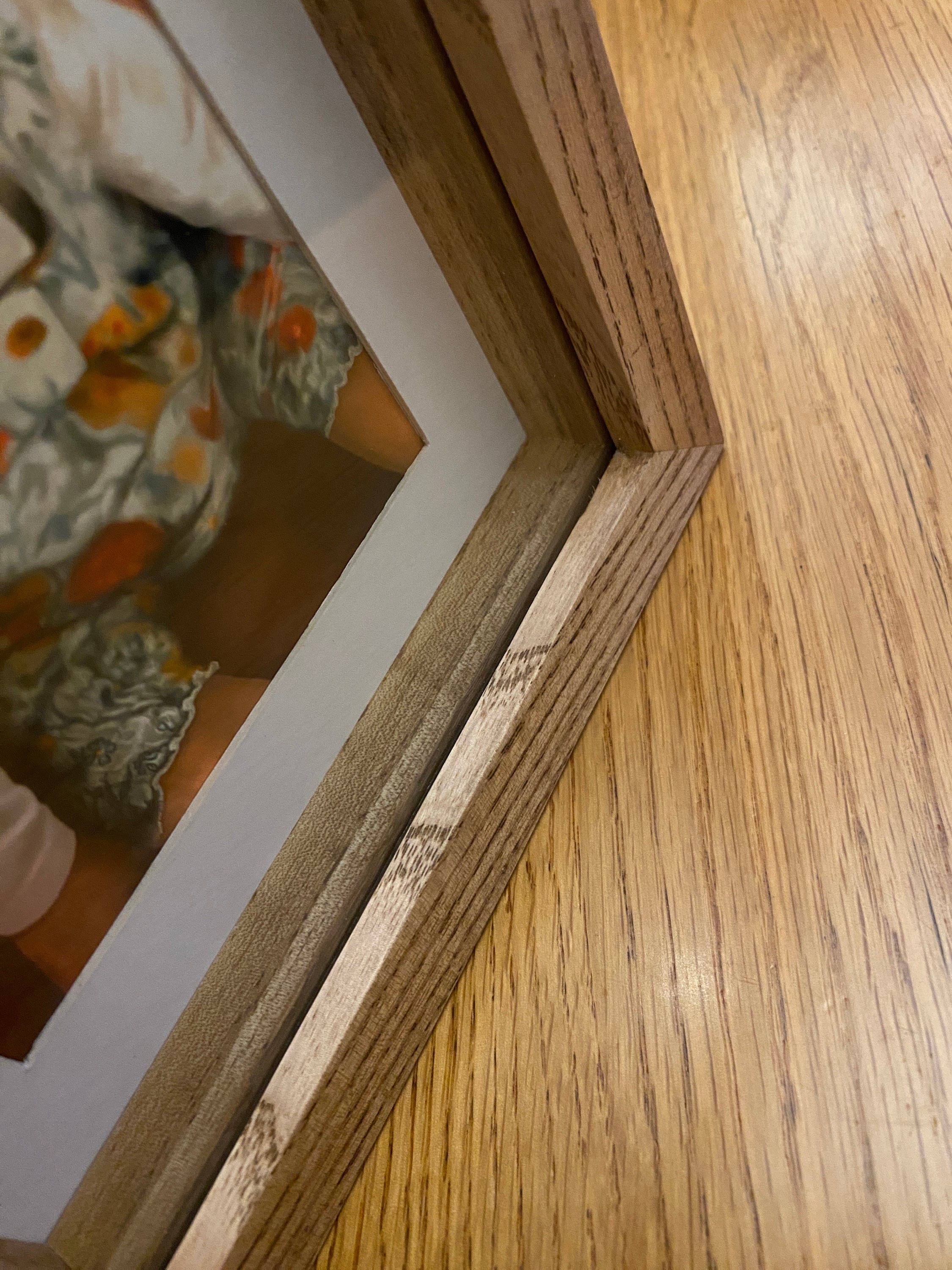 Deep Ash Picture Frame With Corner Splines - Etsy