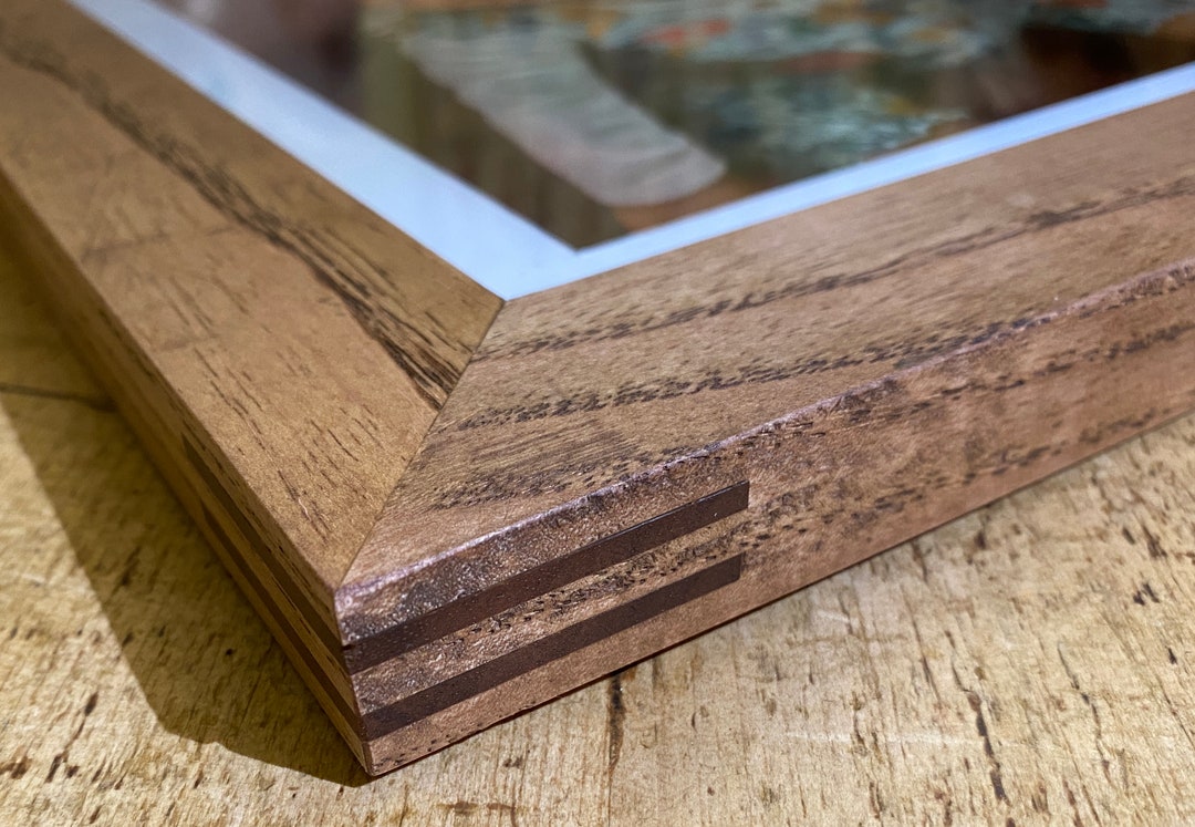 Ash Picture Frame With Corner Splines - Etsy