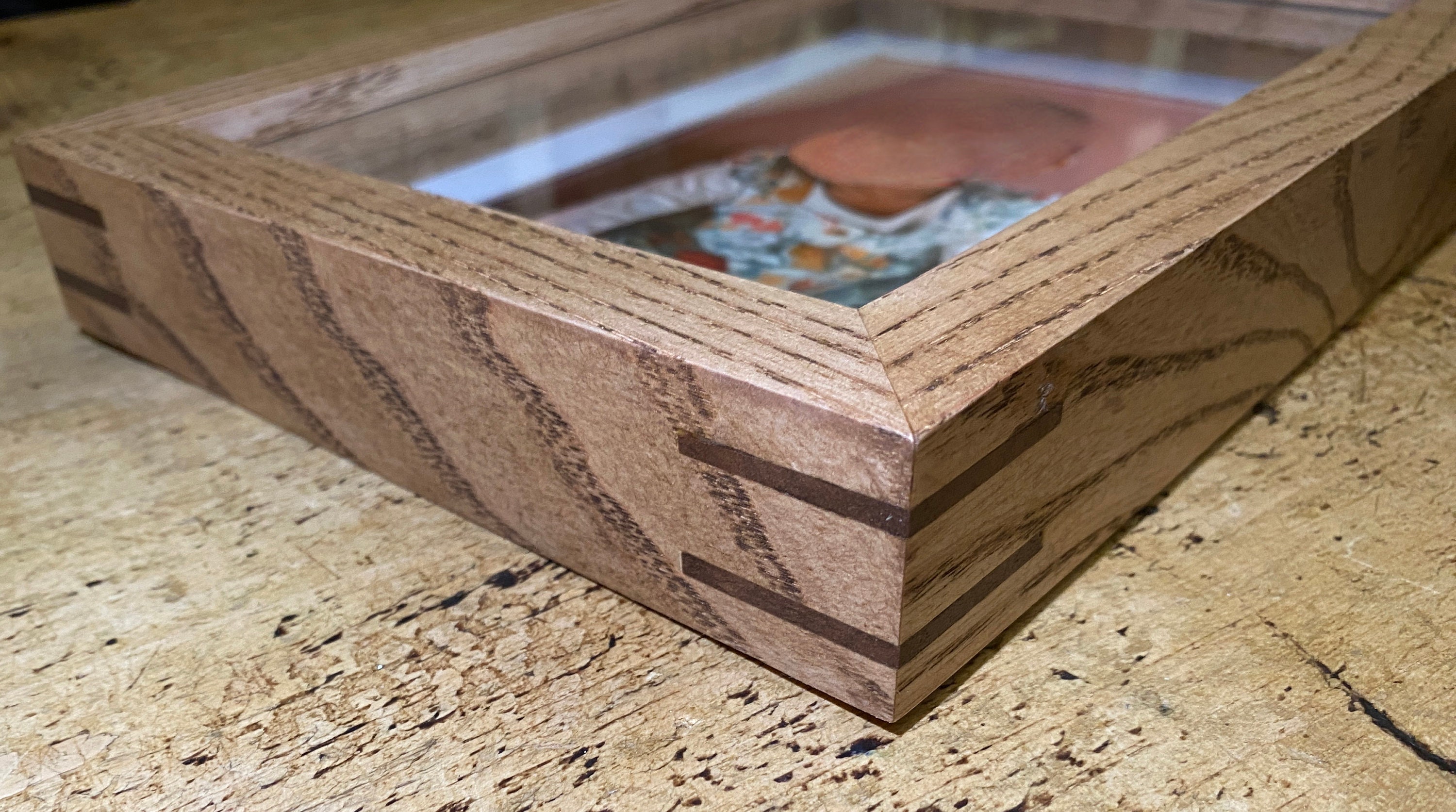 Deep Ash Picture Frame With Corner Splines - Etsy