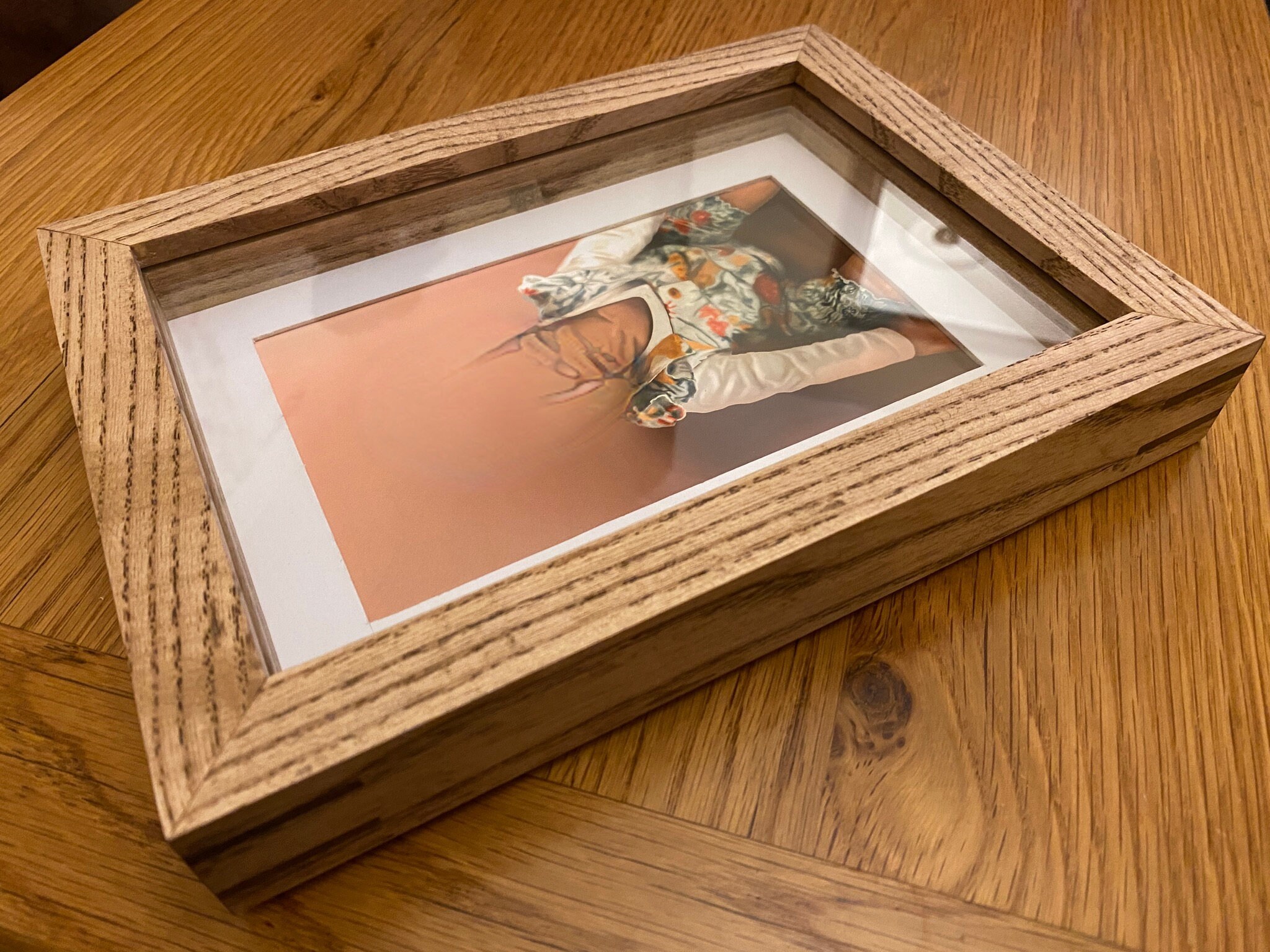 Deep Ash Picture Frame With Corner Splines - Etsy