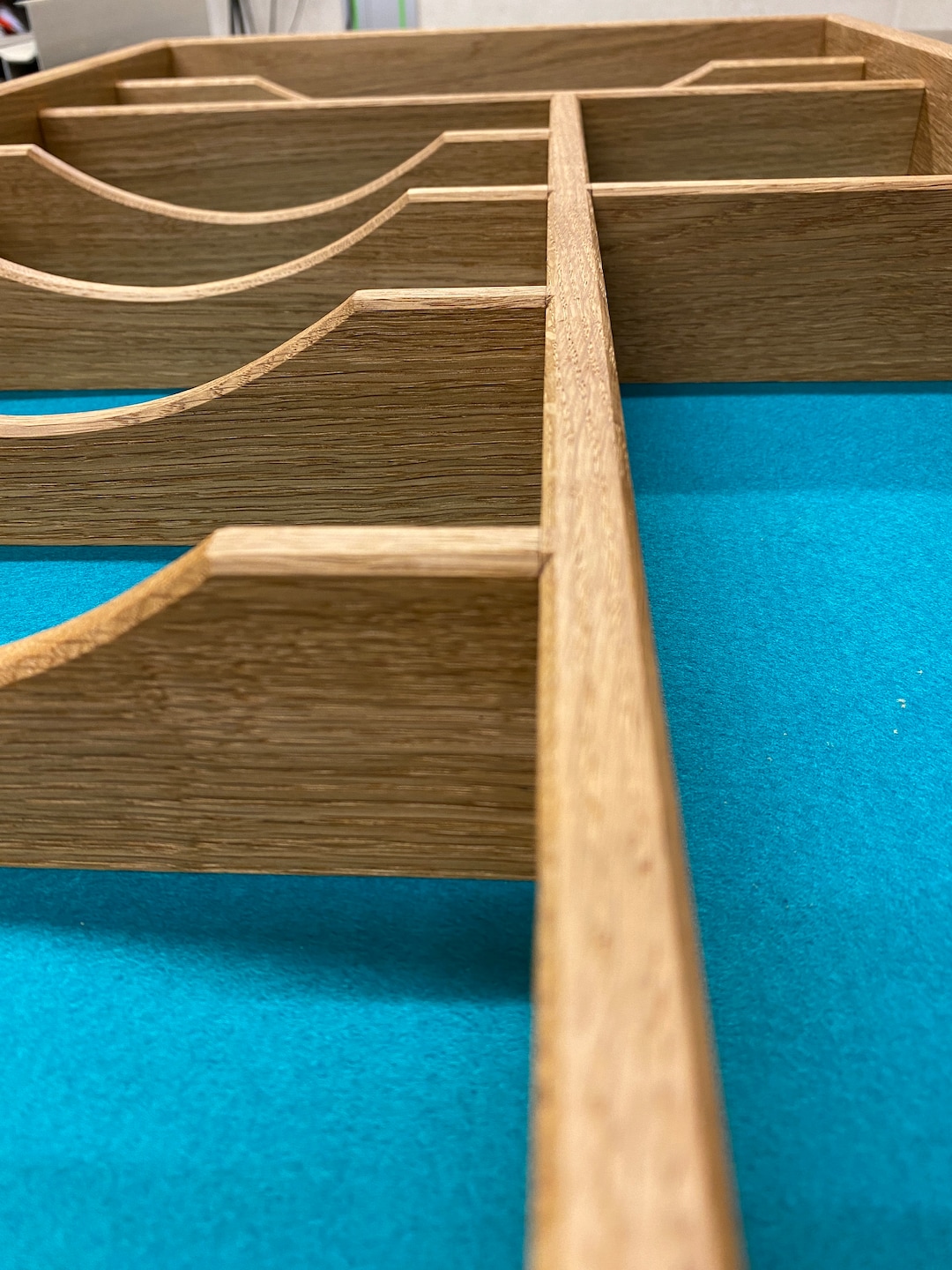 Drawer Organiser Oak Kitchen Cutlery Tray Kitchen Farmhouse Cutlery ...