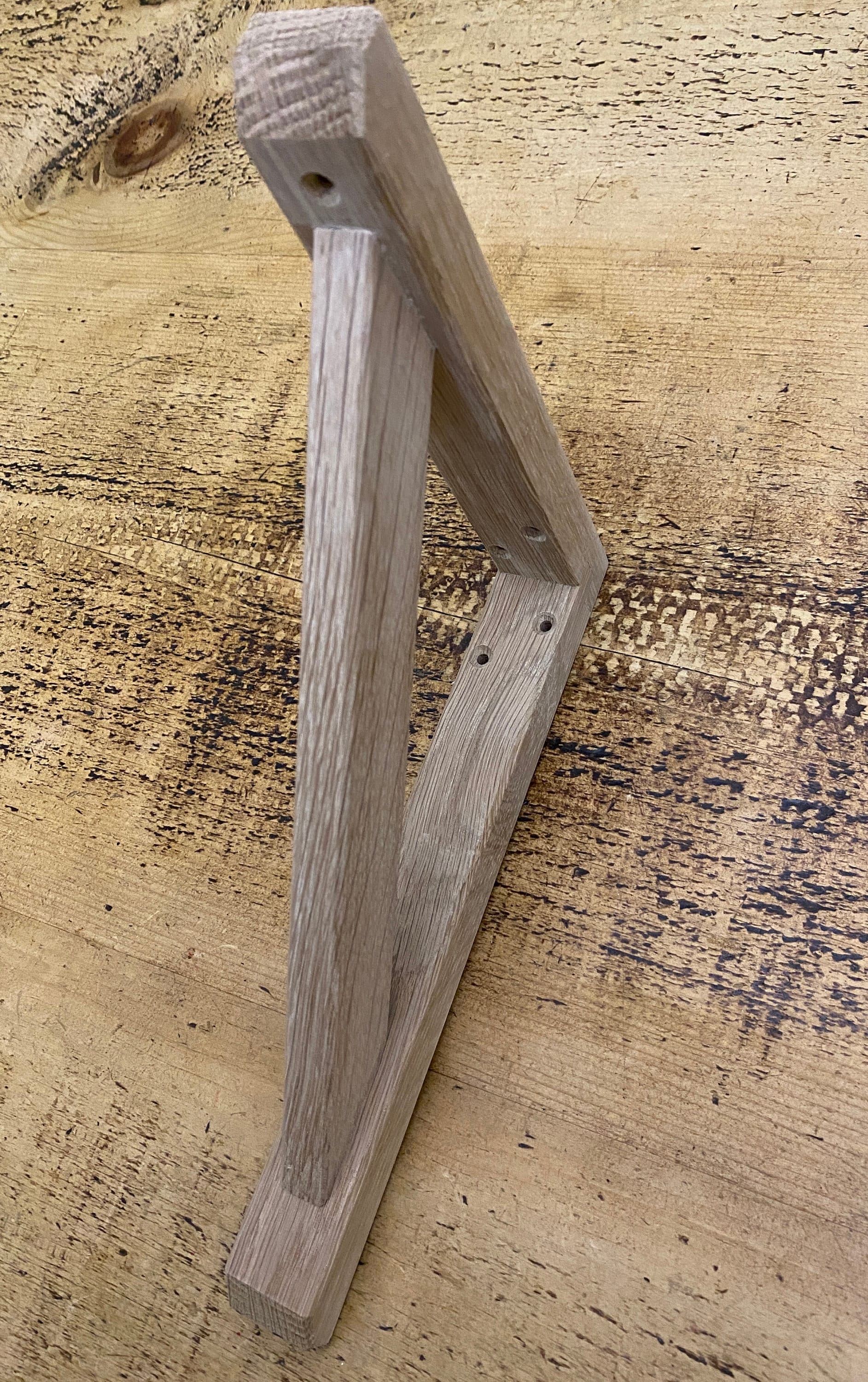 Wooden Shelf Bracket Oak Shelf Bracket Traditional Shelf Bracket ...