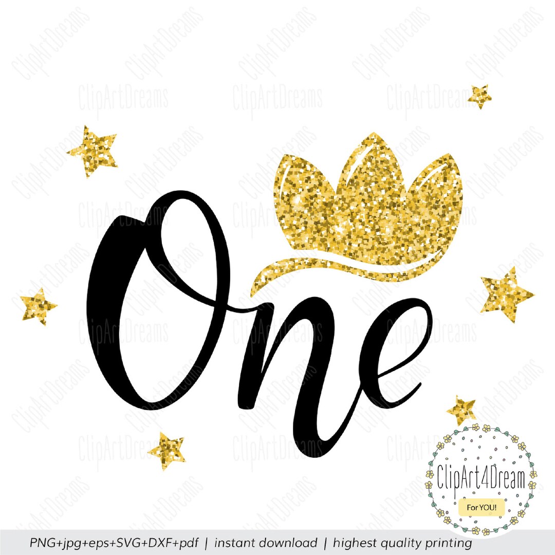 One SVG, 1st Svg Crown One Birthday Baby Girl Boy First Birthday Svg ...