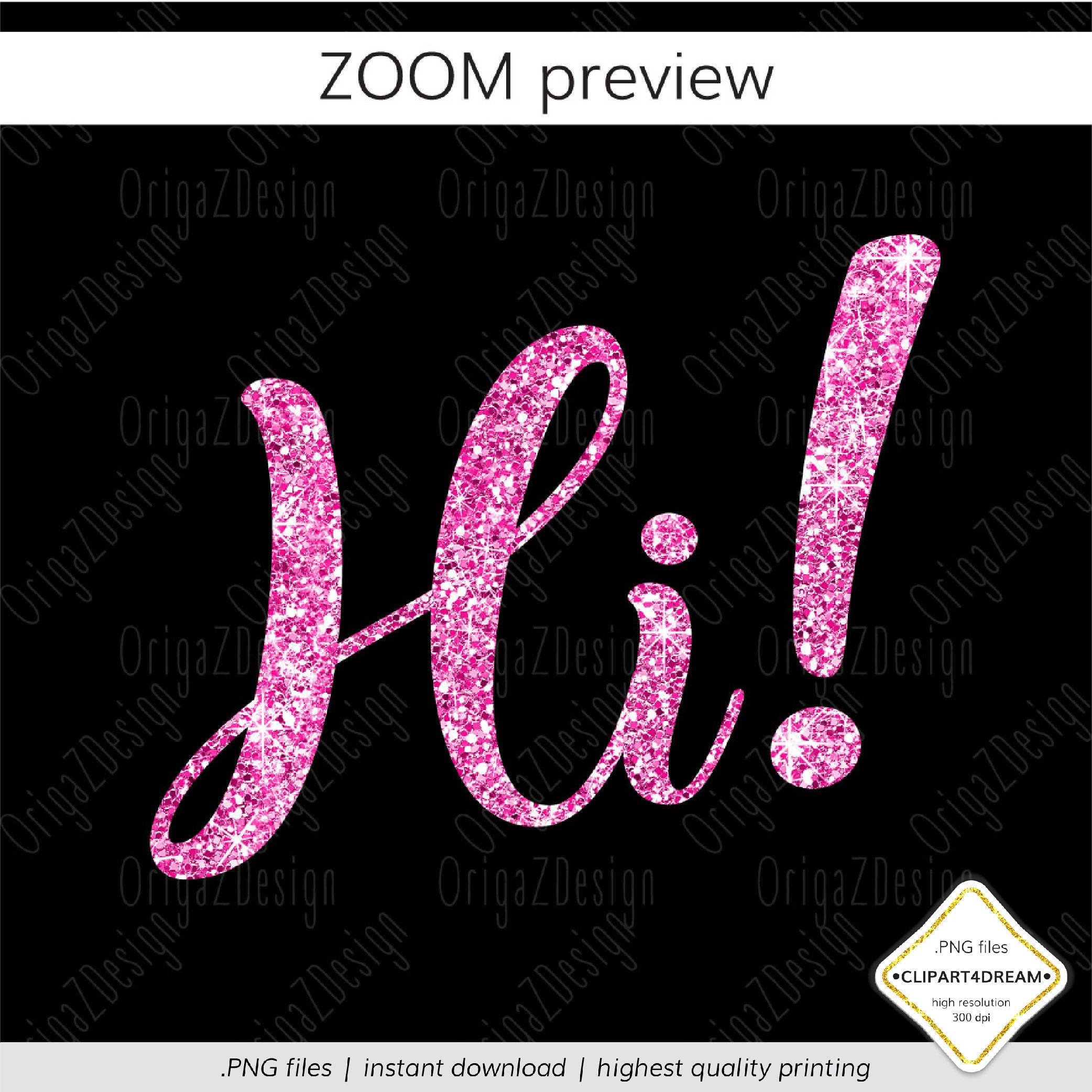 Pink Glitter Alphabet, Pink Glitter Letters Sparkle Girl Alphabet ...
