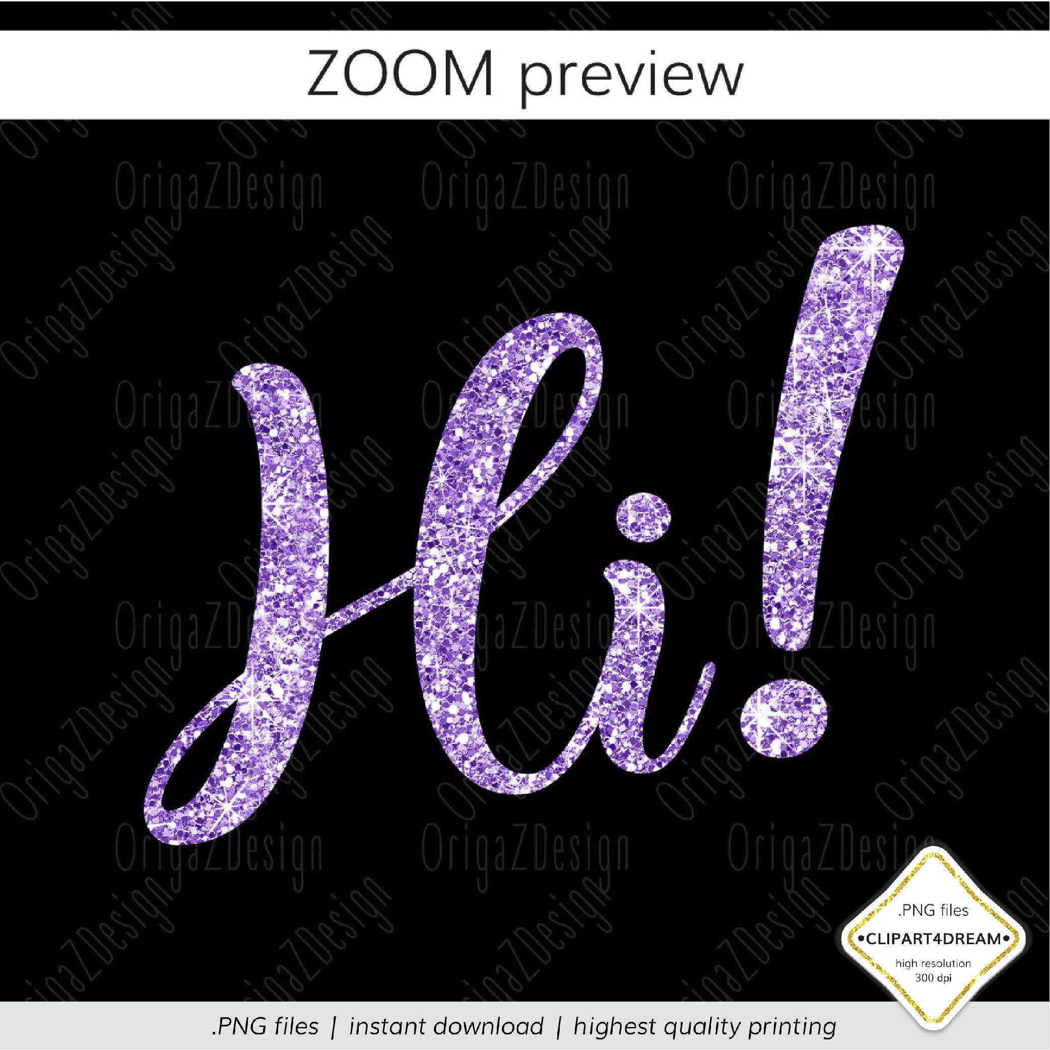 Purple Glitter Alphabet, Purple Glitter Letters Sparkle Girl Alphabet ...