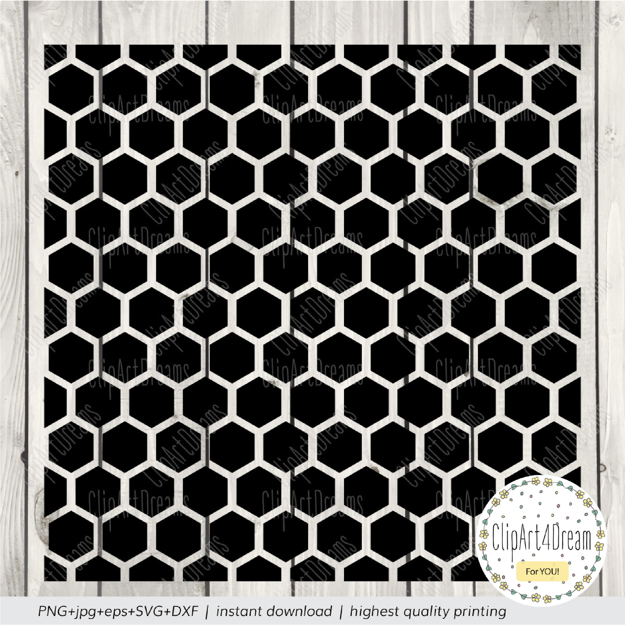 Honeycomb SVG Seamless Honeycomb Pattern Svg Hexagon - Etsy UK