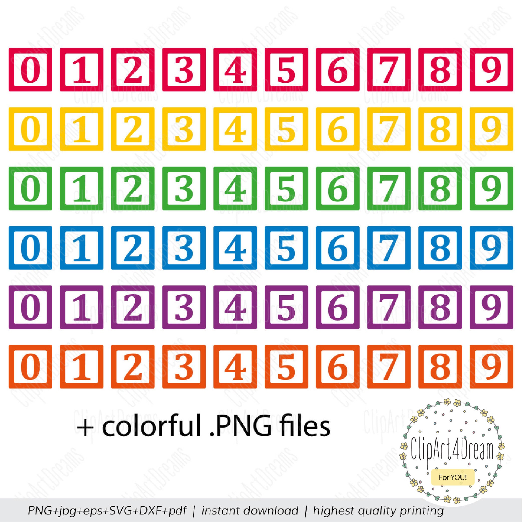 Building Block Numbers SVG Toy Blocks Font Baby Birthday Boy Girl Svg ...