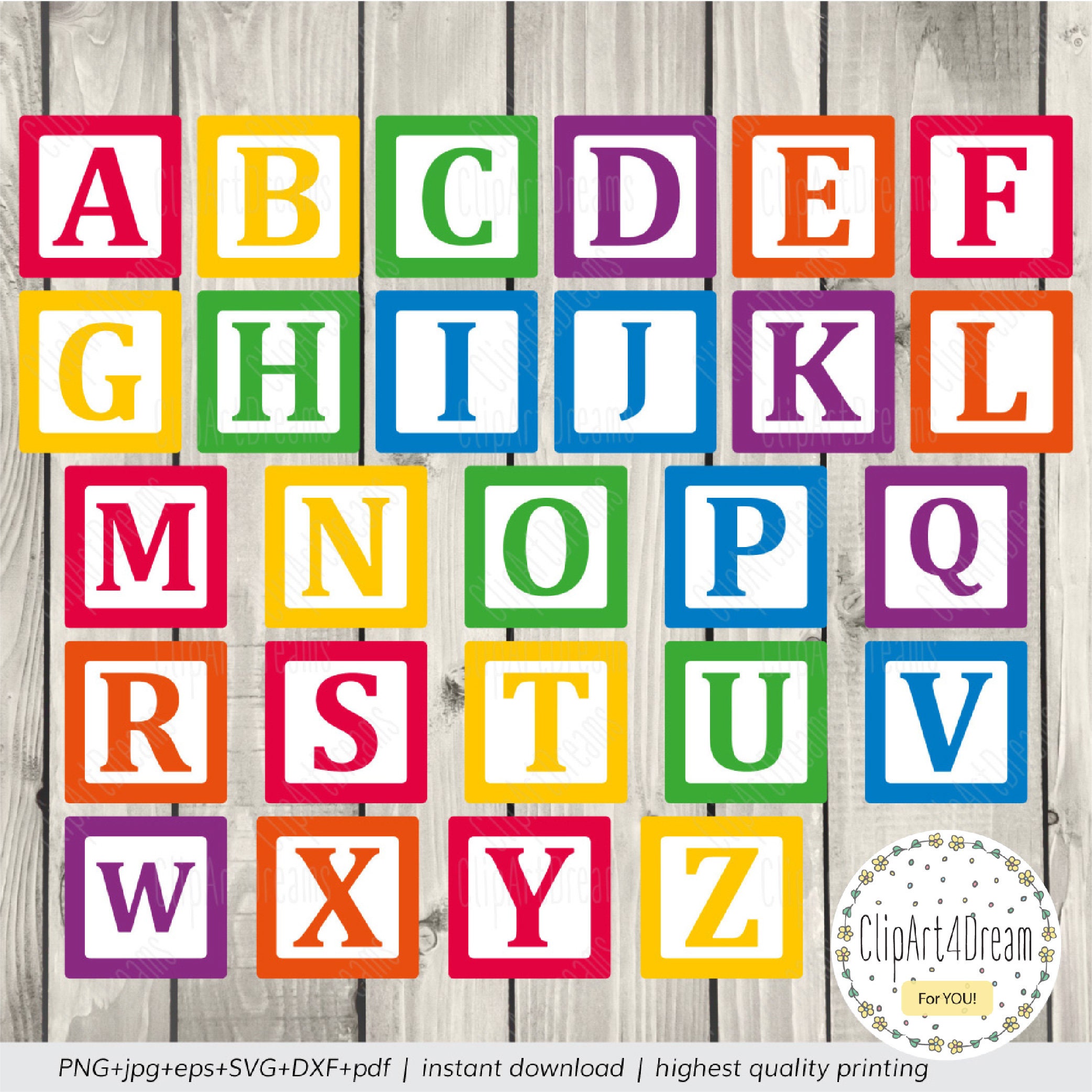 Building Block Font SVG Toy Blocks Letters Alphabet ABC Baby Svg ...