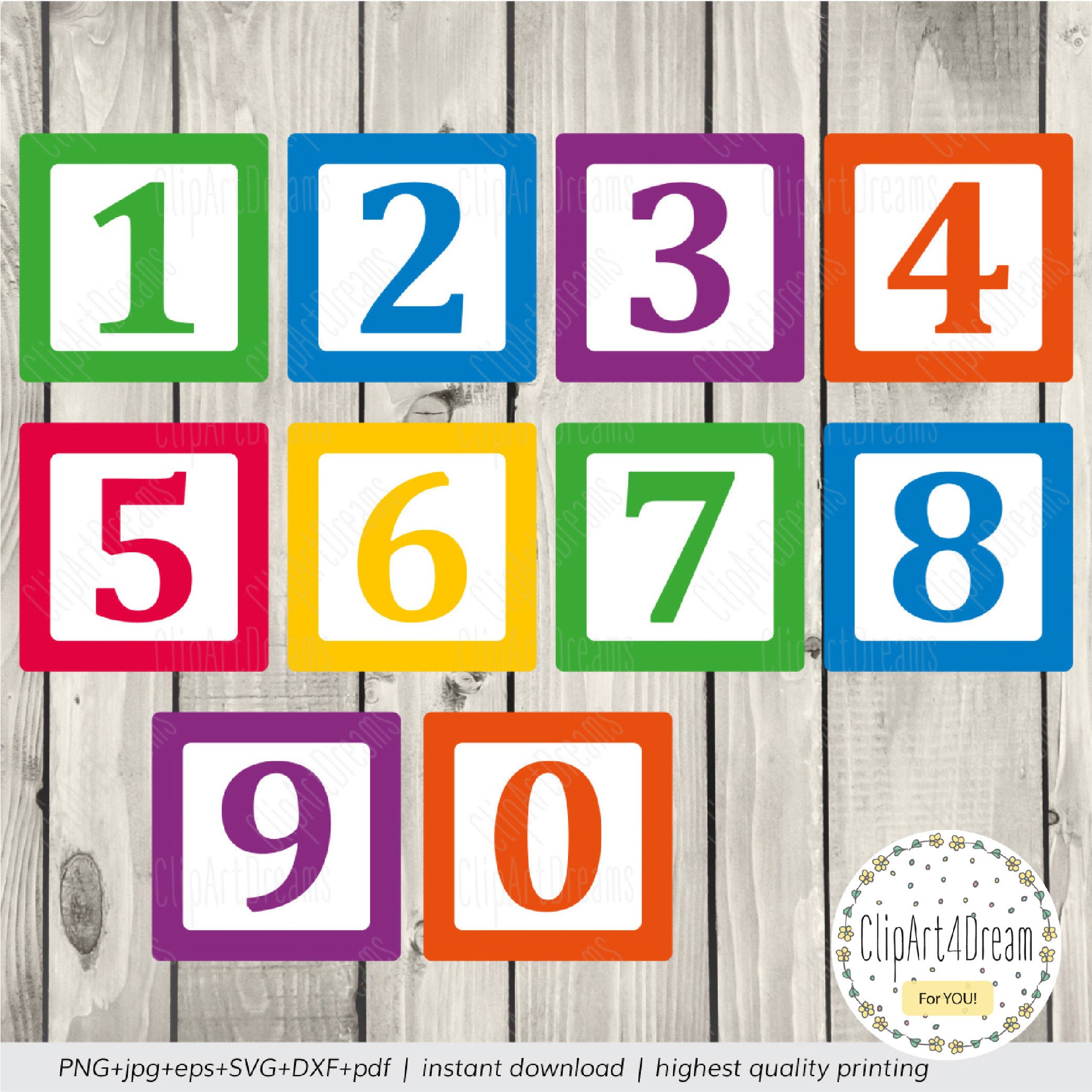 Building Block Numbers SVG Toy Blocks Font Baby Birthday Boy Girl Svg ...