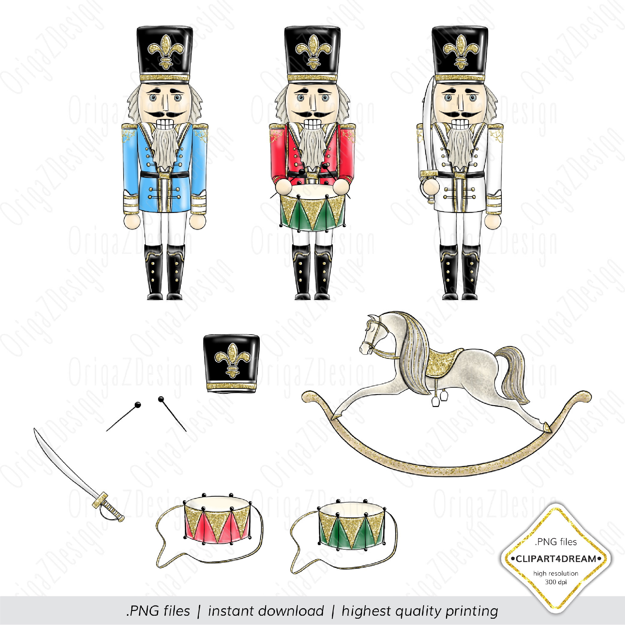 The Nutcracker Clipart, Christmas Nutcracker Ballet Tree Ballerina ...