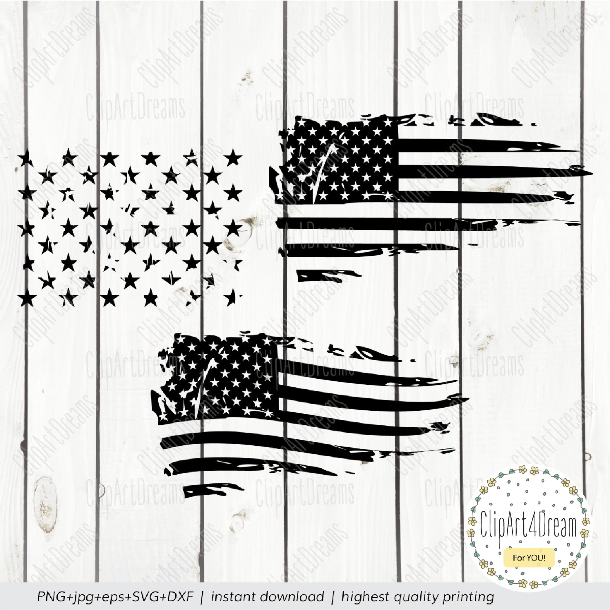 Distressed Flag SVG, American Flag Svg, America Cutting File Patriotic ...
