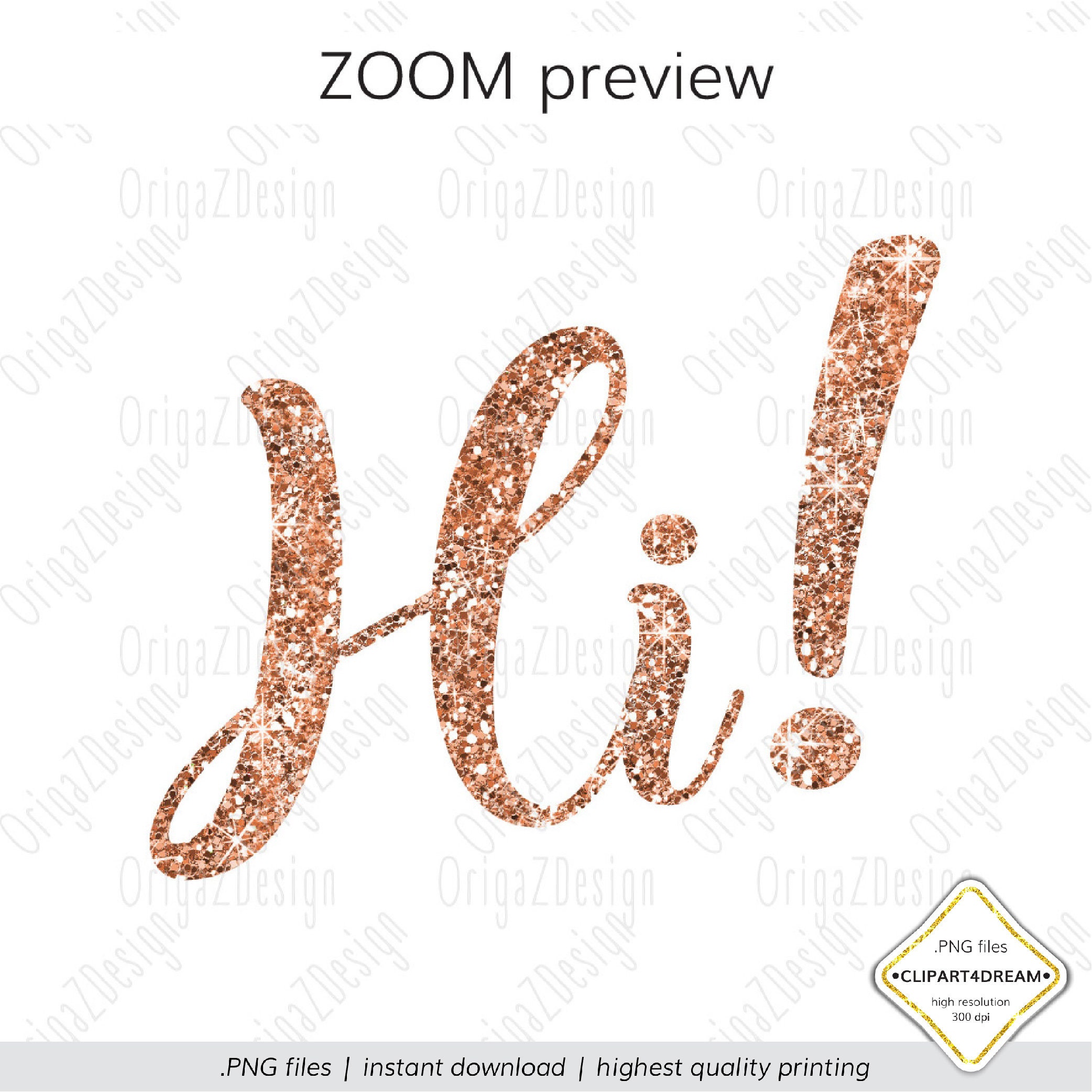 Rose Gold Glitter Alphabet, Glitter Letters, Rose Gold Glitter Sparkle ...