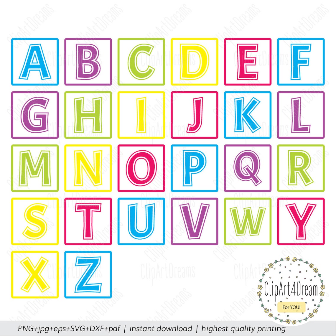 Outline Block Font SVG, Outline Simple Block Letters Alphabet Svg ...