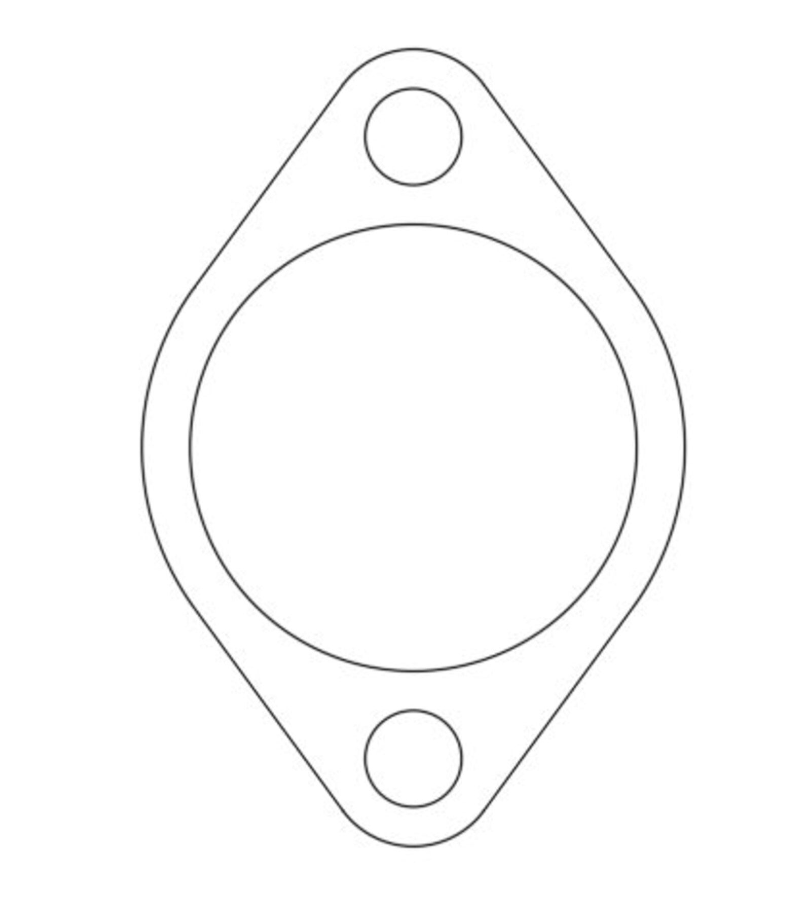 BMW M50 M52 M54 Exhaust Manifold Flange DXF File - Etsy
